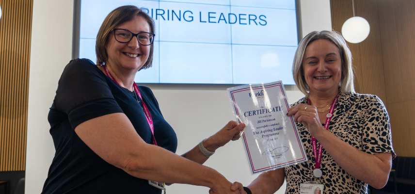 Special Session Sees College Staff Complete Aspiring Leaders Programme